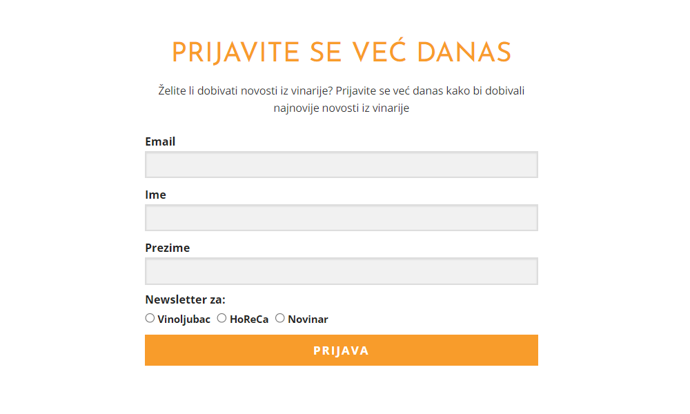 Newsletter - Kozlović Winery